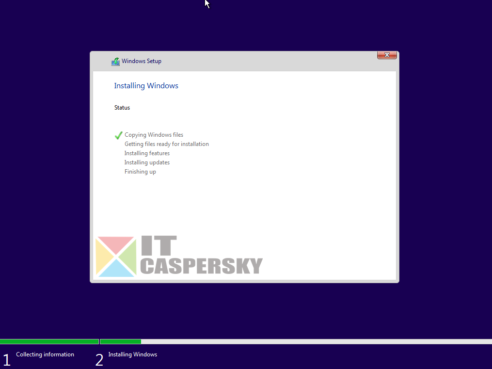 วิธีการการติดตั้ง Windows 10 สอนที่ละขั้นตอน - IT Caspersky