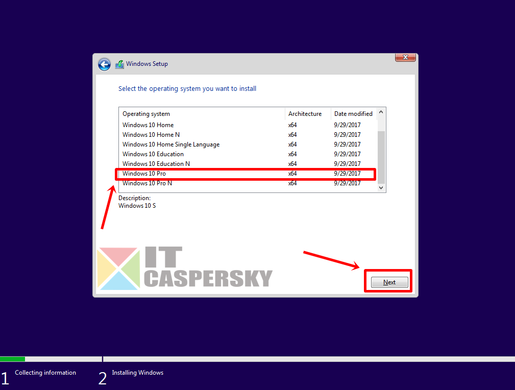 วิธีการการติดตั้ง Windows 10 สอนที่ละขั้นตอน - IT Caspersky